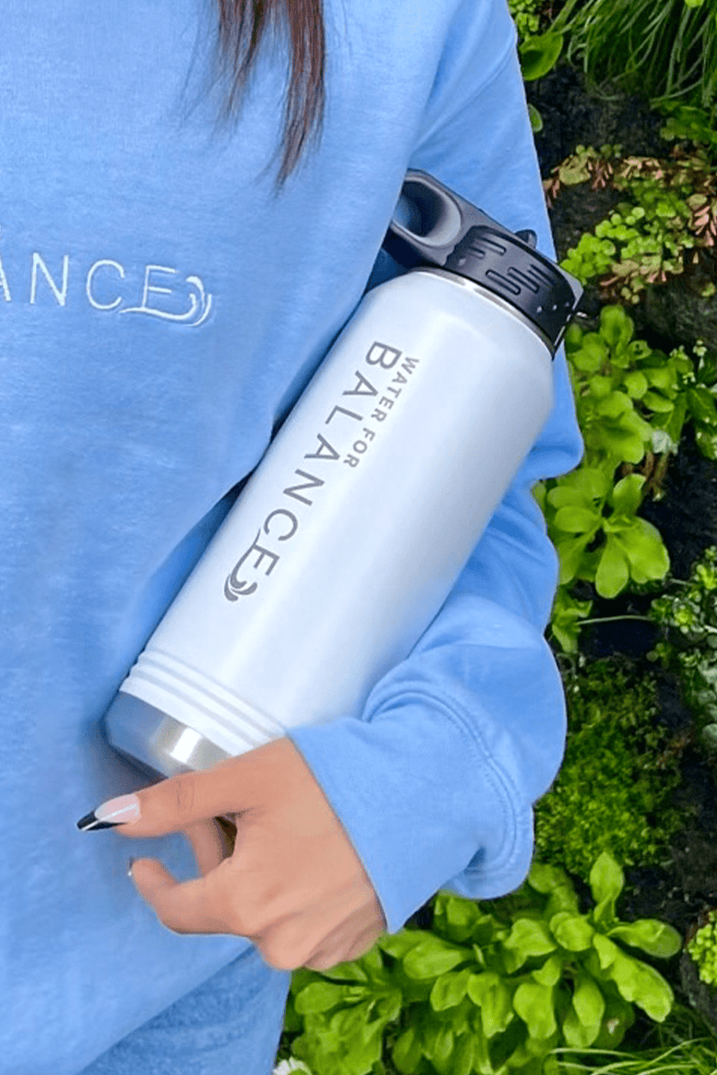 Gal Akbari: Water for Balance Metal Water Bottle – Fanjoy