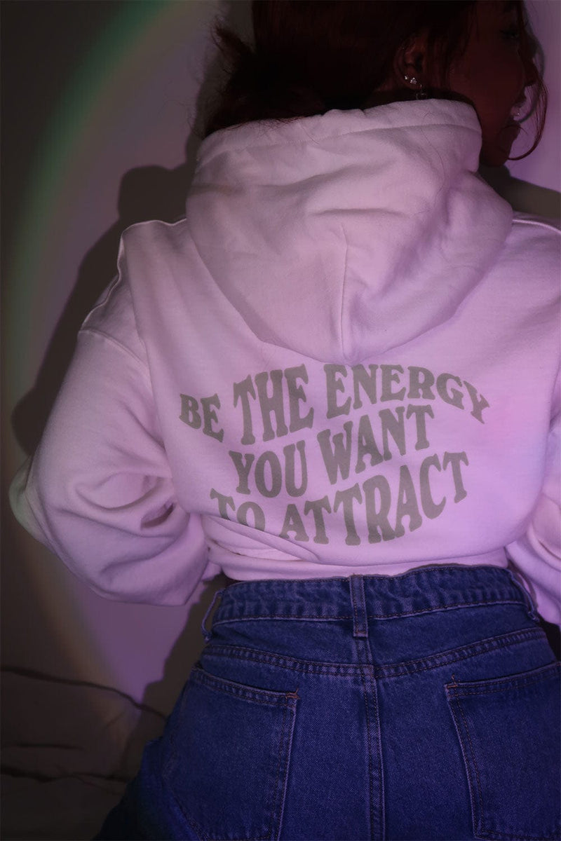 Deb Smikle: Be the Energy White Hoodie – Fanjoy